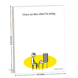 Guajolote Prints Funny Novelty Memo Pads Bundle (4 Items) Everything is Fine, This is my life Now, I have no idea what I'm doing, and I'm not even trying anymore