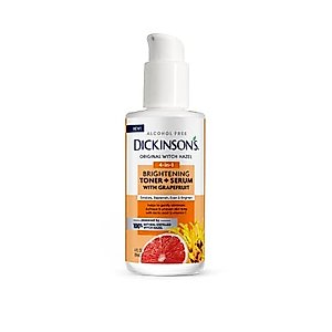 Dickinson's Witch Hazel Brightening Toner + Serum with Grapefruit