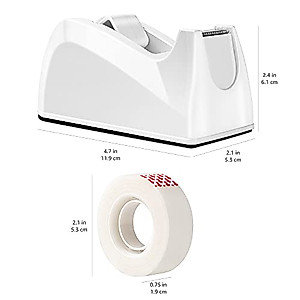 Amazon Basics Matte-finish Tap with Dispenser, Engineered for Repairing, Tape Refills, 3/4" x 36 yds, 16 Pack