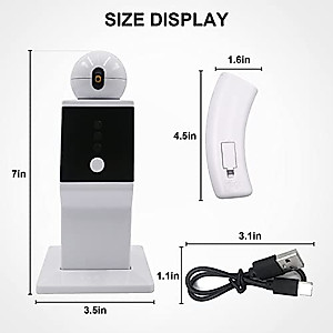 PKNOVEL Automatic Cat Toy Interactive Cat Toys- Rechargeable Random Move Interactive Glowing Cat Toy, Interactive Cat Toy for Indoor Kitten/Dog/Puppy, Handle Control Cat Red Dot Exercise Toy