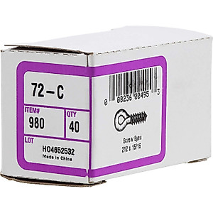 Hillman 980212 x 15/16-Inch Screw Eye, 40-Pack, Zinc