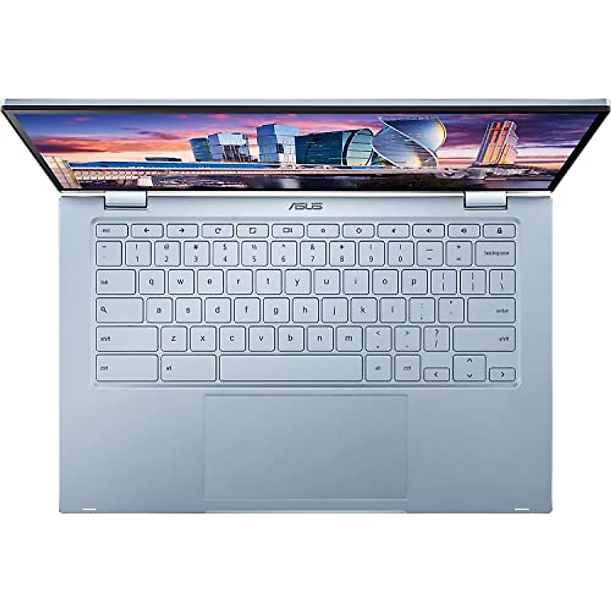 ASUS Newest Flip 2-in-1 14" FHD Touchscreen Chromebook Laptop, Intel Core m3-8100Y(up to 3.4 GHz), 320GB Space(64GB eMMC+256GB Card), 8GB RAM, Webcam, WiFi, Chrome OS, Silver+JVQ MP