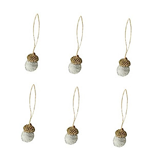 Nativity Ornaments 6 1 Hanging Pinecone Christmas Tree Pine Cone Wool Felt Pendant Wool Felt Ball DIY Charm Pendant Wool Felt Decorations Felt Ball Grey Xmas Hanging Decor