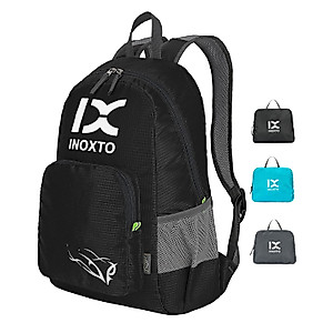 INOXTO 20L Lightweight Hiking Backpack Small Foldable Hiking Daypack for Outdoor Hiking Travel Camping ， Packable Travel Backpack for Women Men