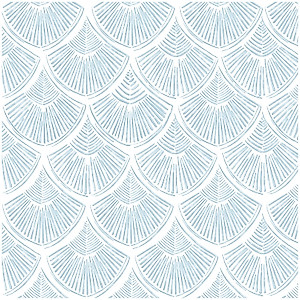 Modern Peel and Stick Wallpaper 17.3''×78.8'' Self Adhesive Wallpaper Blue and White Decorative Contact Paper Boho Removable Wall Paper for Bedroom Waterproof Wallpaper Bathroom Cabinets Decor Vinyl