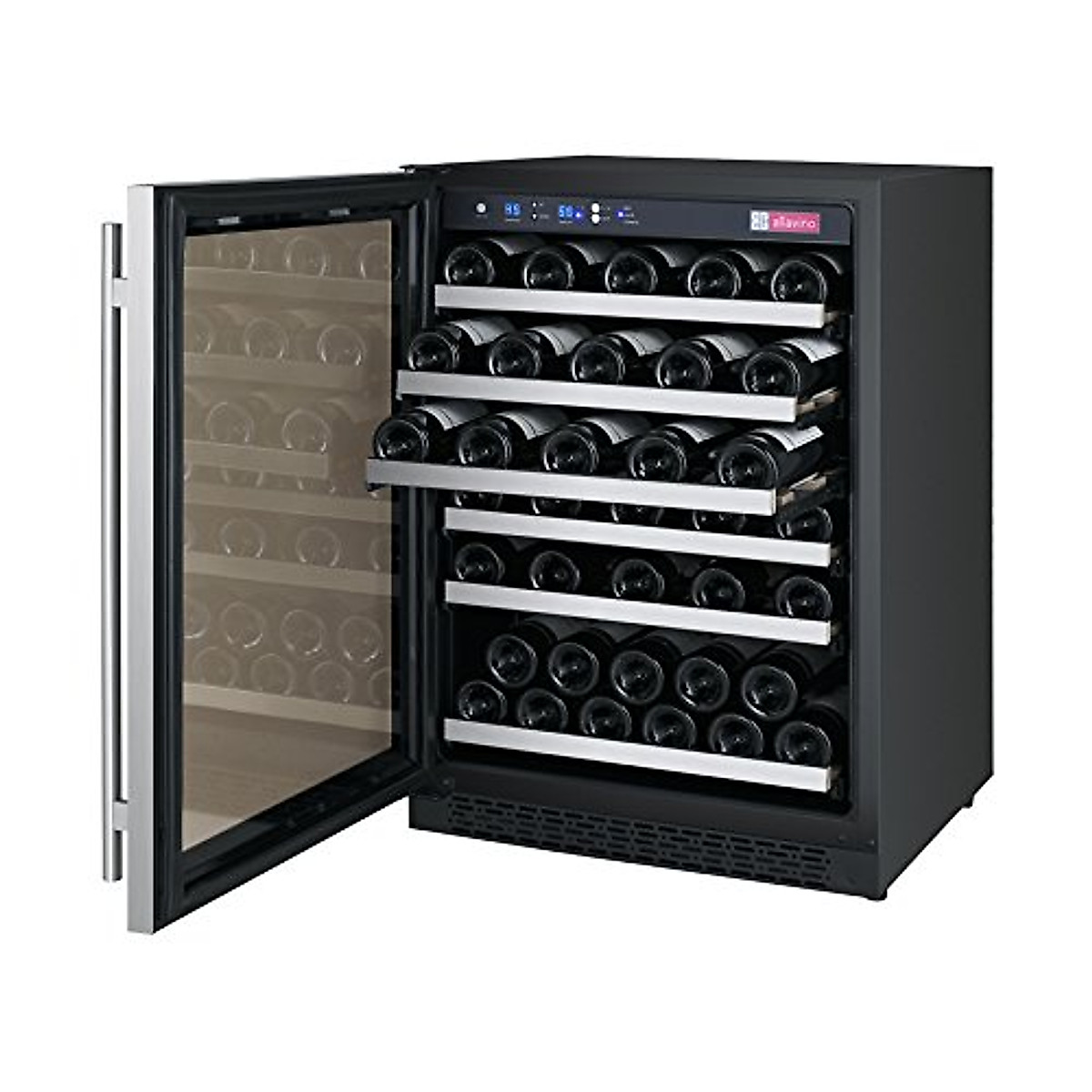 Allavino Wine Refrigerator, 56 Bottle, Stainless Steel