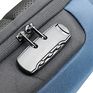 TDR Venus Navy Blue Casual Crossbody Day Pack Backpacks Waterproof Chest Bag with USB Charging Port Anti Theft Sling Bag Shoulder Bag for Men (navy blue)