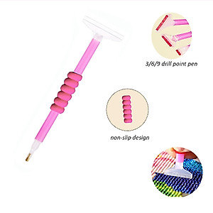 MIATTCLD Diamond Art Organizer Case 60 Slots Diamond Painting Storage Containers, Portable Diamond Painting Accessories and Tools Kit Box for DIY 5D Diamond Beads Art Craft