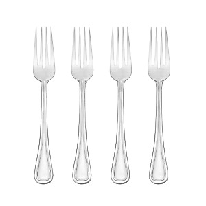 Pfaltzgraff Basics Edgebrook Stainless Steel Dinner Fork, Set of 4