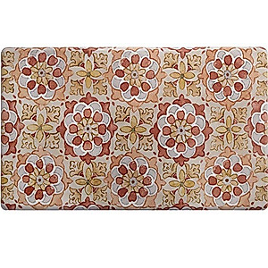 SoHome Cozy Living Anti Fatigue Mat Kitchen Mat Non Slip Stain Resistant Easy Clean 1/2 Inch Thick Kitchen Floor Mats, Turkish Spice 18" x 55"
