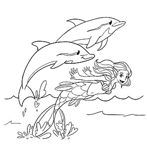 Mermaid Coloring Book: For Kids Ages 4-8, 9-12 (Coloring Books for Kids)