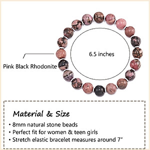 JOGDIAM Breast Cancer Survivor Gifts Bracelets for Woman Breast Cancer Awareness Accessories Motivational Encouragement Inspirational Gifts for Women Best Friend Sister