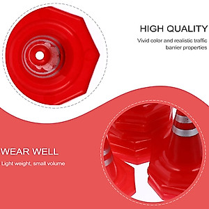 Mini Traffic Cones Toy 20Pcs Mini Construction Cones Small Cones for Sports Training