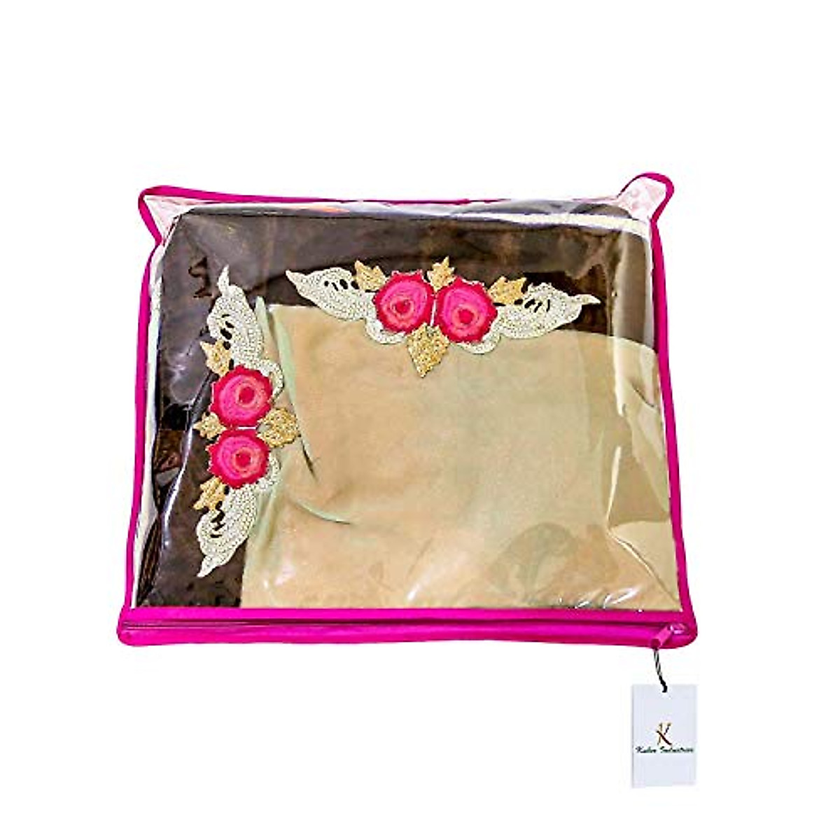 Kuber Industries Single Packing Saree Cover 24 Pcs Set