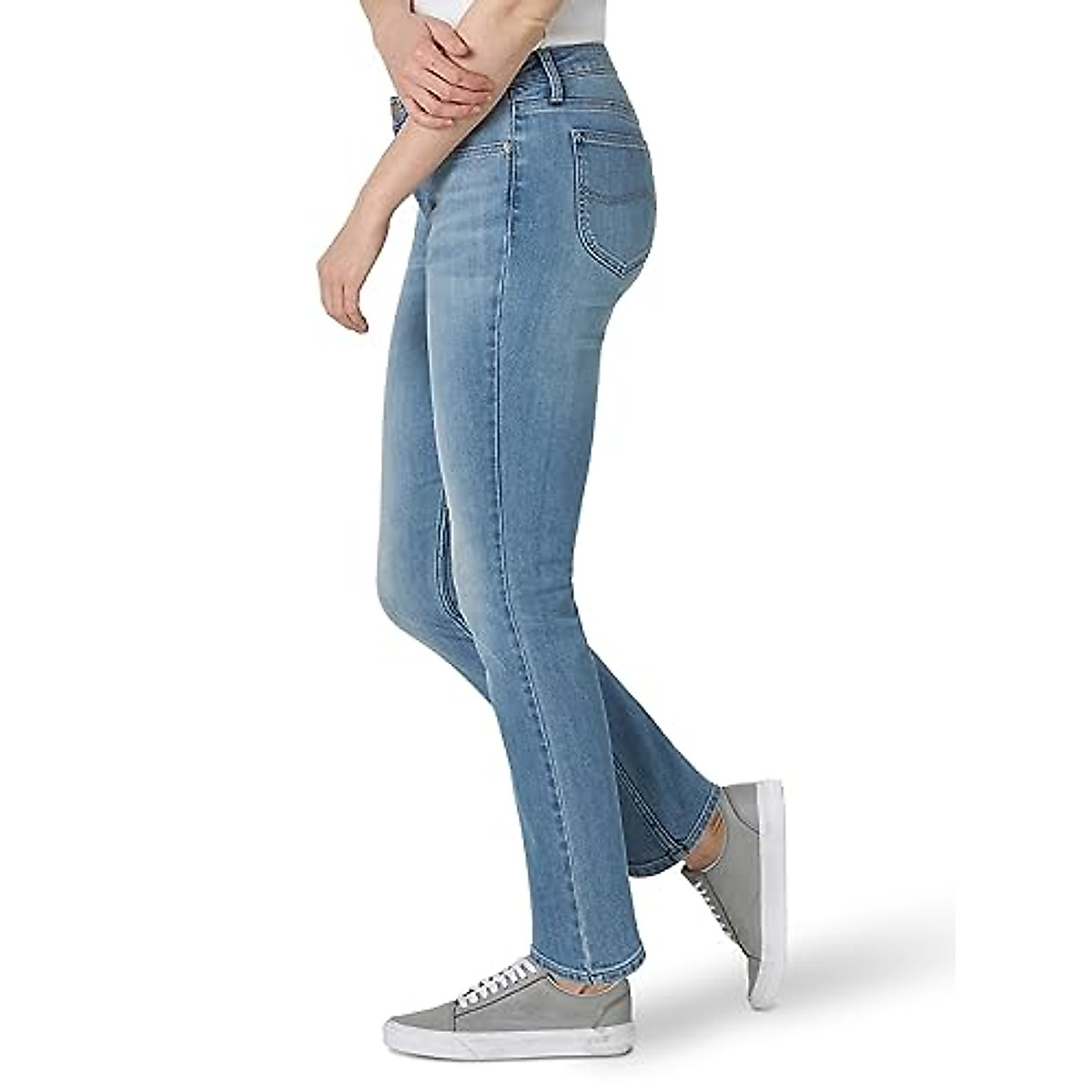 Lee Women's Legendary Mid Rise Straight Leg Jean Anchor 8