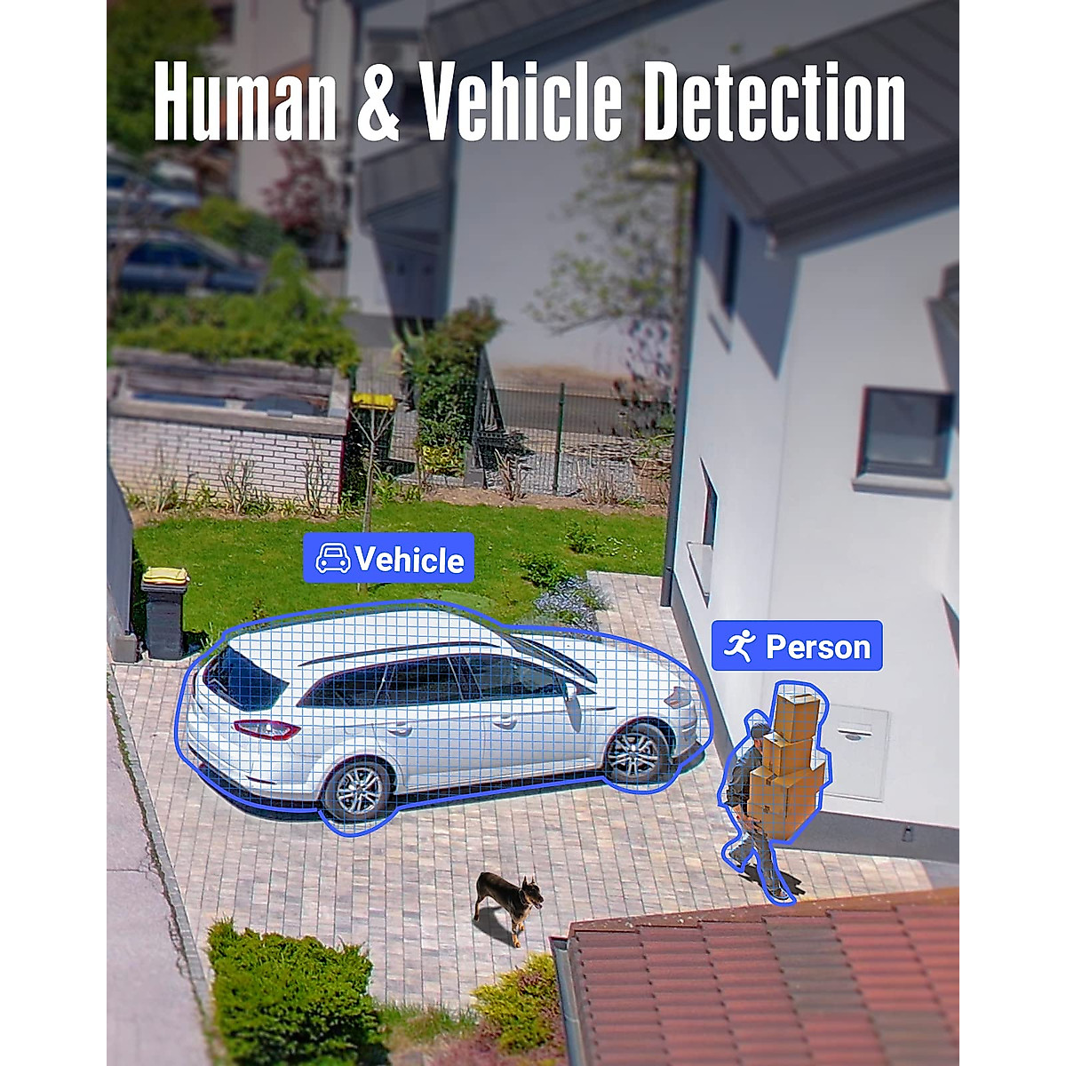ANNKE 3K Lite 8CH Digital Video Recorder, H.265+ Hybrid 5-in-1 DVR with AI Human/Vehicle Detection, Remote Access for Surveillance Camera Home Business, 2TB Hard Drive Included