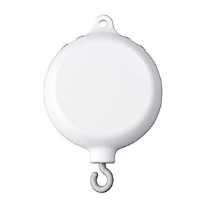 SAMYO Baby Crib Baby Bedding Battery-Operated Musical Mobile Rotary Music Box Plays 35 Tunes Volume Adjustable (Without Arm)