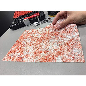 Proferred - T99001 PROFERRED Hand and Tool Wipes, Heavy Duty Tool Cleaning Wipes, Hand Cleaning Wipes, Degreasing, Waterless Hand Cleaner, Dual Surface, Work Surface Wipes,82 Count (Pack of 1)