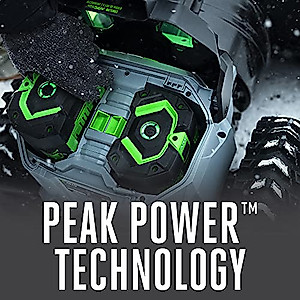 EGO Power+ SNT2405 24 in. Self-Propelled 2-Stage Snow Blower with Peak Power Two 7.5Ah Batteries and Dual Port Charger Included, Black (Renewed)