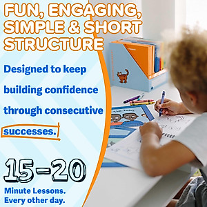 Learning Dynamics 4 Weeks to Read | Reading Program for 4 to 7 Years Old | Build Confidence with Their Own Personal Library, Includes 50 Books, Teaching Manual, Activities and Workbooks