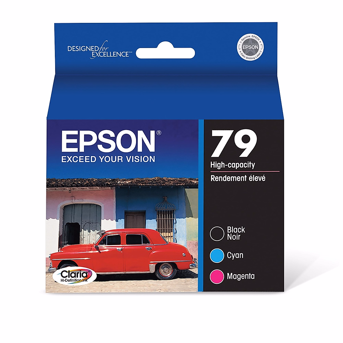 Epson T079920-S Claria High Cap Color Multipack for Stylus Photo R1400 -Ink