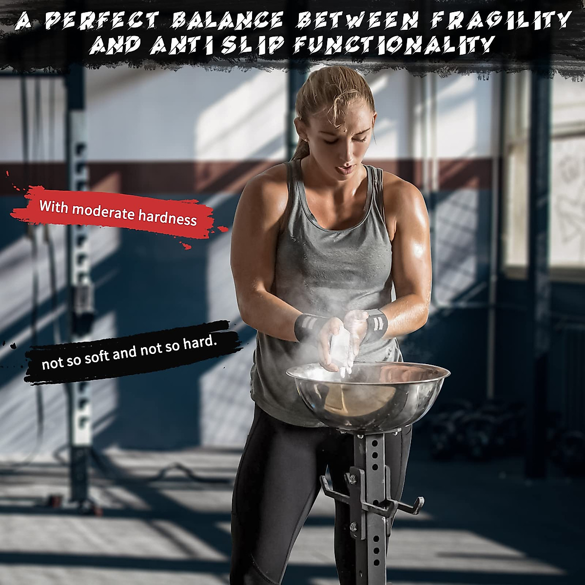 MagKing Gym Chalk Blocks, for Rock Climbing, Weightlifting, Workout Lifting, Gymnastics Bars, Crossfit, Magnesium Carbonate Chalk, 2oz, 1lb, 8 blocks