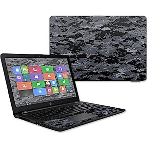 MightySkins Skin Compatible With HP 15t Laptop 15.6" (2017) - Digital Camo | Protective, Durable, and Unique Vinyl Decal wrap cover | Easy To Apply, Remove, and Change Styles | Made in the USA
