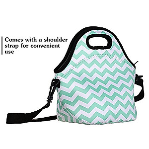 Kaptron Lunch Bag, Thick insulated Lunch Tote Lunch Box Bag with Shoulder Straps - Cover for adults, women, girls - Suitable for Travel, Picnic, Office