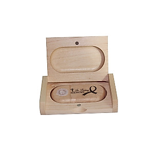 Custom Sympathy Condolence Gift 8GB Wood USB Flash Thumb Drive with Box for Loss of Loved One, Memorial Bereavement Gift 8GB USB Memory Stick for Loss of Father/Mother/Husband/Wife - 8GB Maple X 1PC