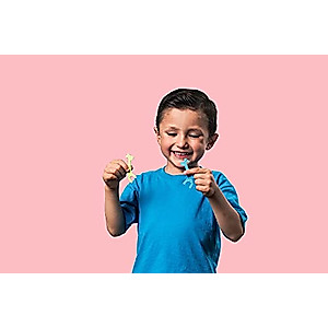 AutoBrush for Kids Strawberry Flavored Dental Flossers, First Nano-hAp (Nano Hydroxyapatite) Infused Floss Picks (1 Pack)