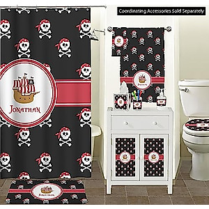 RNK Shops Pirate Waste Basket - Single Sided (Black) (Personalized)