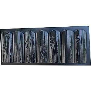 Concrete Mold Edge Stone Mold Log Edging Border ABC Plastic Sold 1 Piece (Br12-Small)