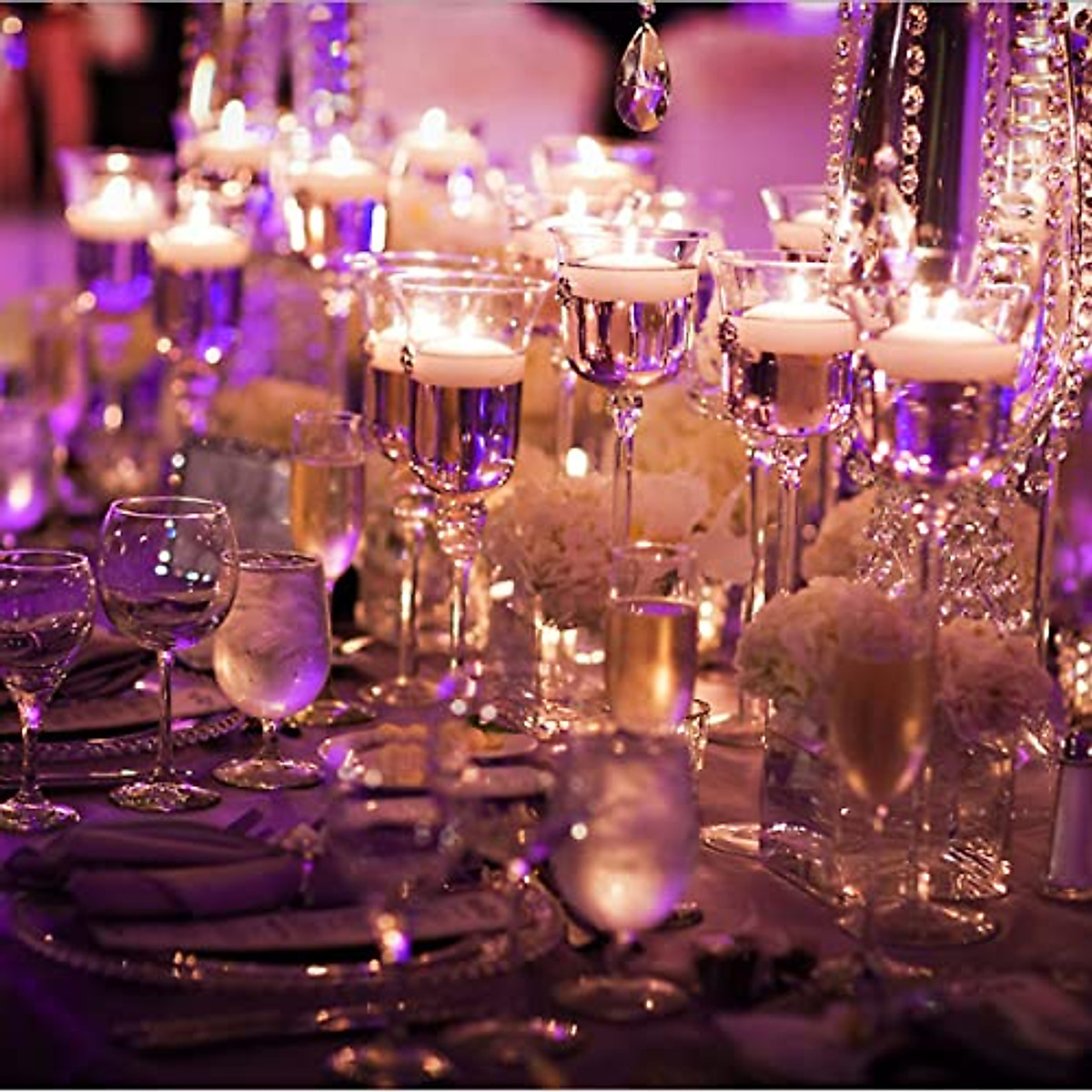 30 Pieces Tea Wax ,Unscented Floating Candles,Smokeless Floating Water Candle for Wedding Party Pool SPA Valentine's Day Bathtub Dinner Christmas Party Decoration (White)