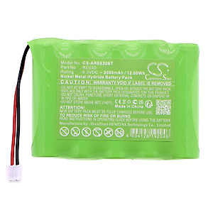 FYIOGXG Cameron Sino Battery for Alula Repeater, Translator PN:Alula RE030 2000mAh / 12.00Wh