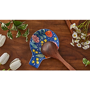 Bico Alice In Dreamland Ceramic Spoon Rest, House Warming Gift, Dishwasher Safe