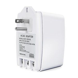 16.5V 40VA Doorbell Transformer Compatible with Nest Sensi Ecobee Plug-in Transformer and All Versions of Ring Doorbell Transformer with Screw Terminals & Auto-Resetting Fuse