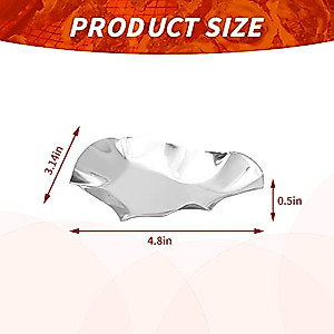 Hoypeyfiy 304 Stainless Steel Oyster Shells, 24 pcs Oyster Grilling Shells for Cooking Oysters, Shrimp, Scallops, Clams