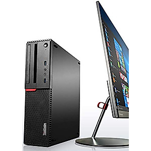 Lenovo ThinkCentre M900 SFF Desktop Computer, Intel Core i7-6700 Upto 4.0GHz, 32GB RAM, 1TB SSD, 4K 2-Monitor Support DisplayPort, HDMI, DVD-RW, AC Wi-Fi, Bluetooth, TDL - Windows 10 Pro (RENEWED)