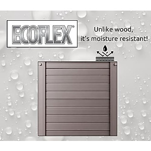 New Age Pet ECOFLEX 33 Inch Medium Mojave Reptile Habitat Enclosure Lounge in Grey