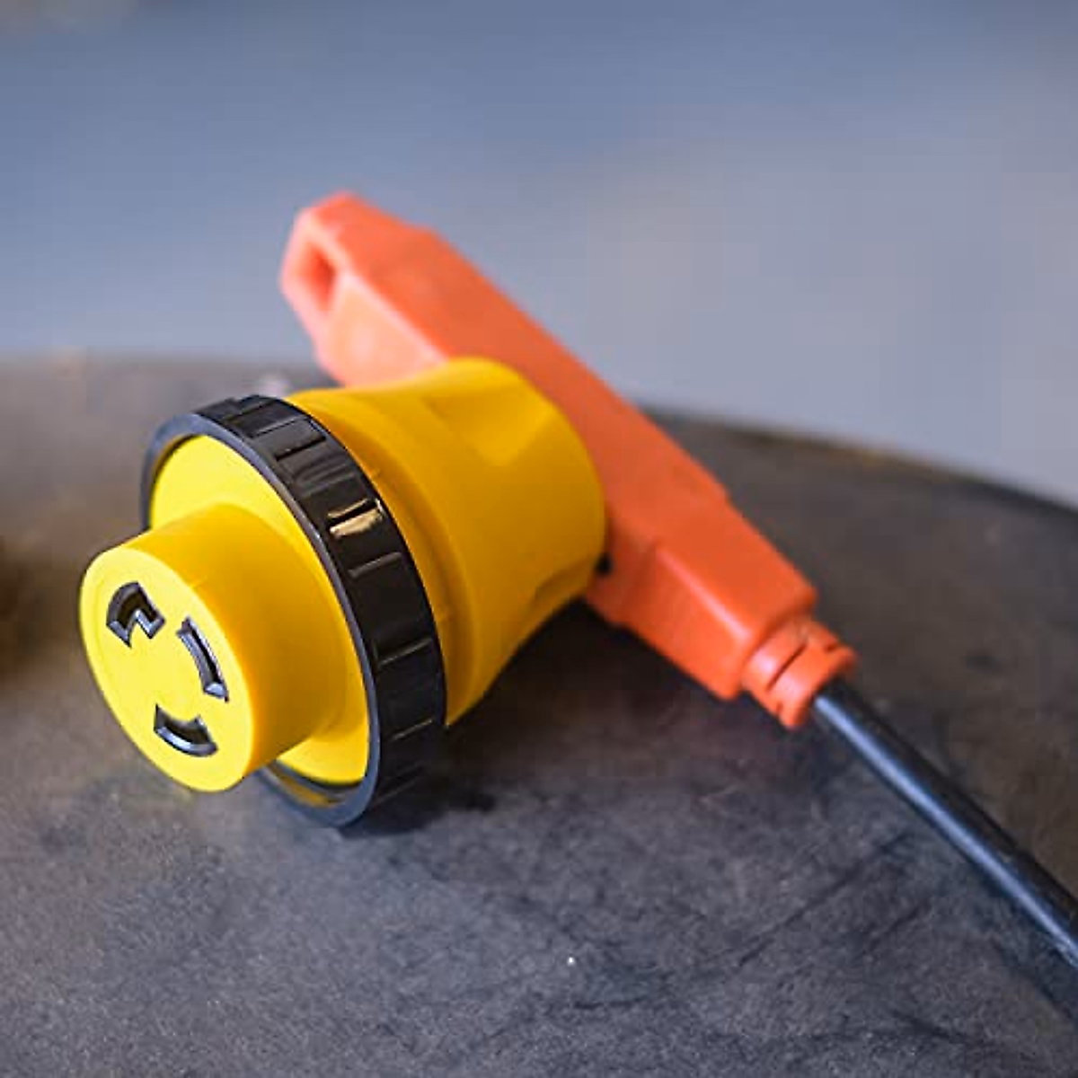 ABN 15A to 30A RV Power Cord – Male to Female 3-Prong 125V AC Camper Generator Cable Adapter Electrical Converter Plug