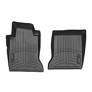 WeatherTech Custom Fit FloorLiners for Chevrolet Corvette - 1st Row (449361), Black