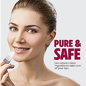 Organic Lanolin Lip Balm For Dry, Cracked, Chapped Lips By Superlan- Natural Lip Moisturizer With Ultra-Pure Medical Grade Lanolin & Jojoba Oil- Kosher Chapstick for Men Women & Children, 0.35oz (10g)