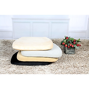 Sigmat Dining Chair Cushion 16.5"x16"x1.5" Memory Foam Washable Kitchen Chair Seat Cushion Pads Beige