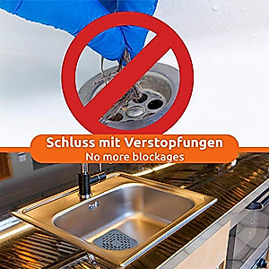 ECENCE Hair Catcher 3pcs Drain Cover for Shower, Bathtub, Kitchen, Sink Drain Strainer, Hair Stopper with suction cup, Thermoplastic, white, green, blue, 13x13x0,5cm