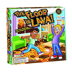 The Floor is Lava - The Original - Interactive Game for Kids and Adults - Promotes Physical Activity - Indoor and Outdoor Safe