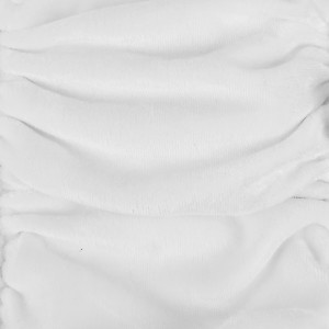 Hiamo Extra Absorbent Fitted Cloth Diapers - Overnight Cloth Diapers for Heavy Wetters - Bamboo and Cotton Blend - One Size with Adjustable Snap Buttons - Set of Two Diapers