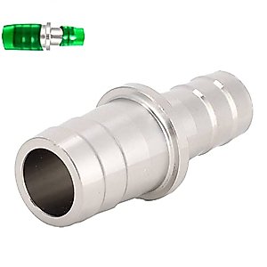 Aquarium Hose Adapter, Stainless Steel Fish Tank Water Pipe Adapter Converter Aquarium Tubing Pipe Connector Hose Joint Fittings(12mm to 16mm)