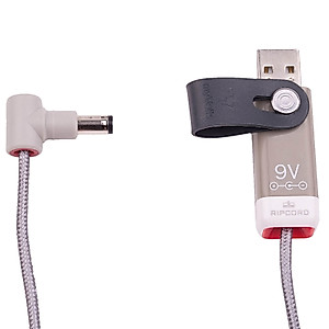 myVolts Ripcord USB to 9V DC Power Cable Compatible with Walrus Audio Fathom, Slo Multi Texture Reverb Effects Pedal