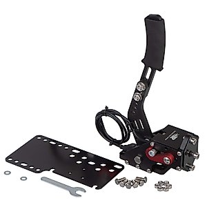 Ubrand HB-03B-BK 16-bit PC Game USB Handbrake with Plate for Racing Games, Compatible with Logitech G27 G29 Simulate Linear Handbrake, 11.8 inch High (Only PC System, 10 x 20 x 30, Black