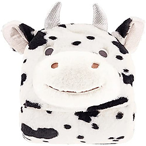 Cozy Critter Wrap Blanket for Adult|Cute Animal Designs |Super Soft and Warm| Oversized Blanket - Critter Wrap Cow